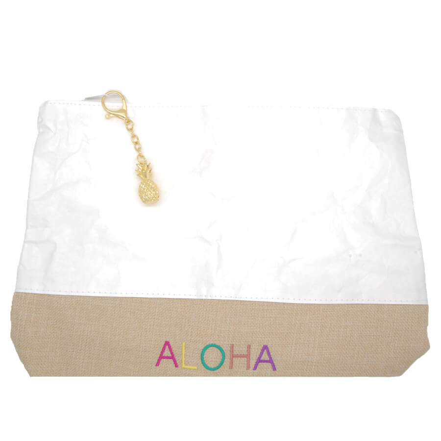 Clearance: “Aloha” Bag w/Pineapple Keychain | Sparkle & Co.
