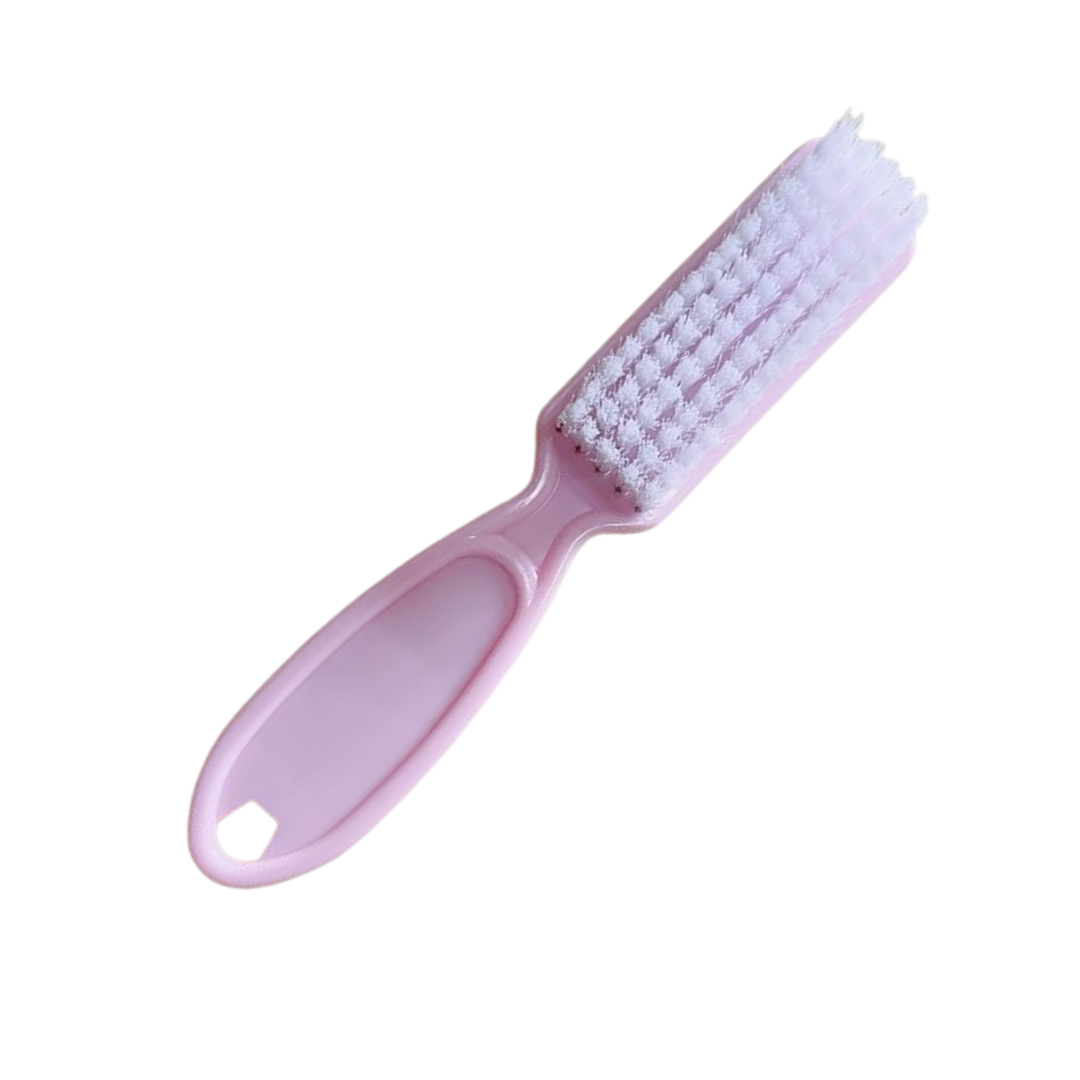 Pink Scrubber Nail Brush (Handle Grip) | Sparkle & Co.