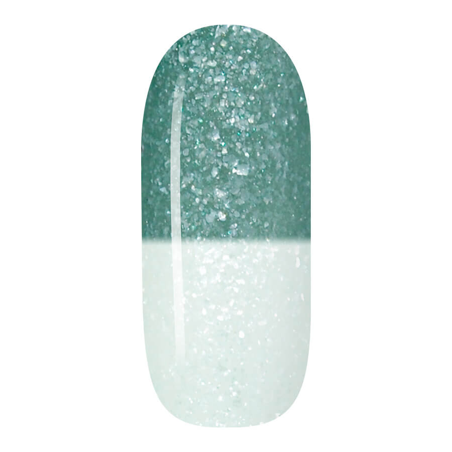 Gel Polish: 222 Emerald Crystal (Temp Change) | Sparkle & Co.